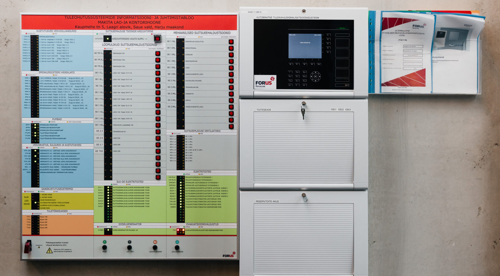 Installation of fire safety systems